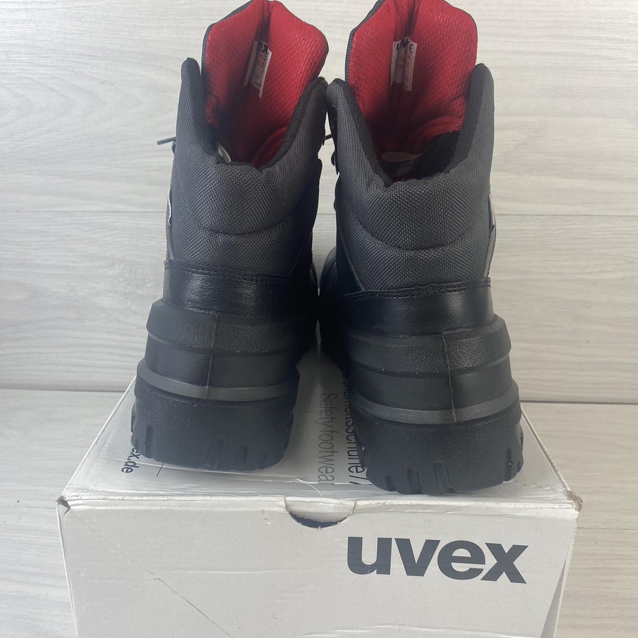 Uvex Safety Boots Quatro Pro Mens Size UK 10 Black... | Depop