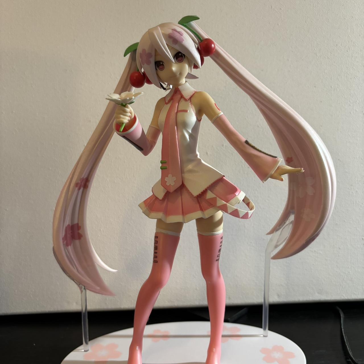 hatsune miku sakura miku super premium figure sega... - Depop