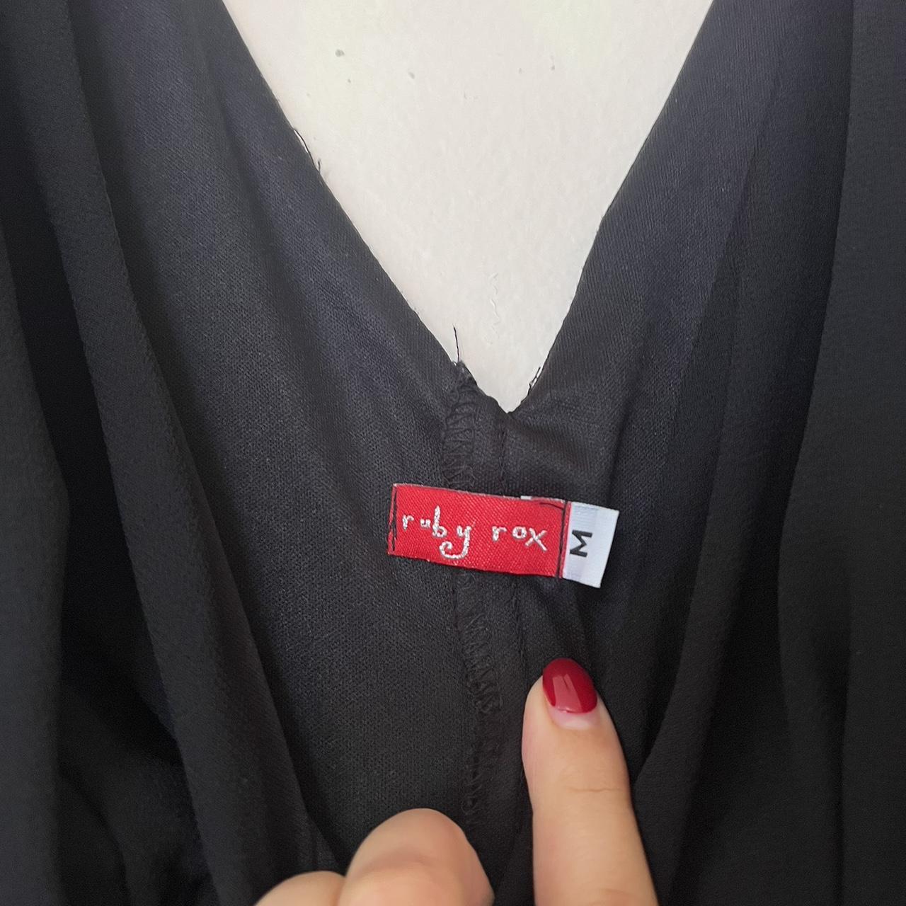 super cute black dress! has cute detail at the... - Depop