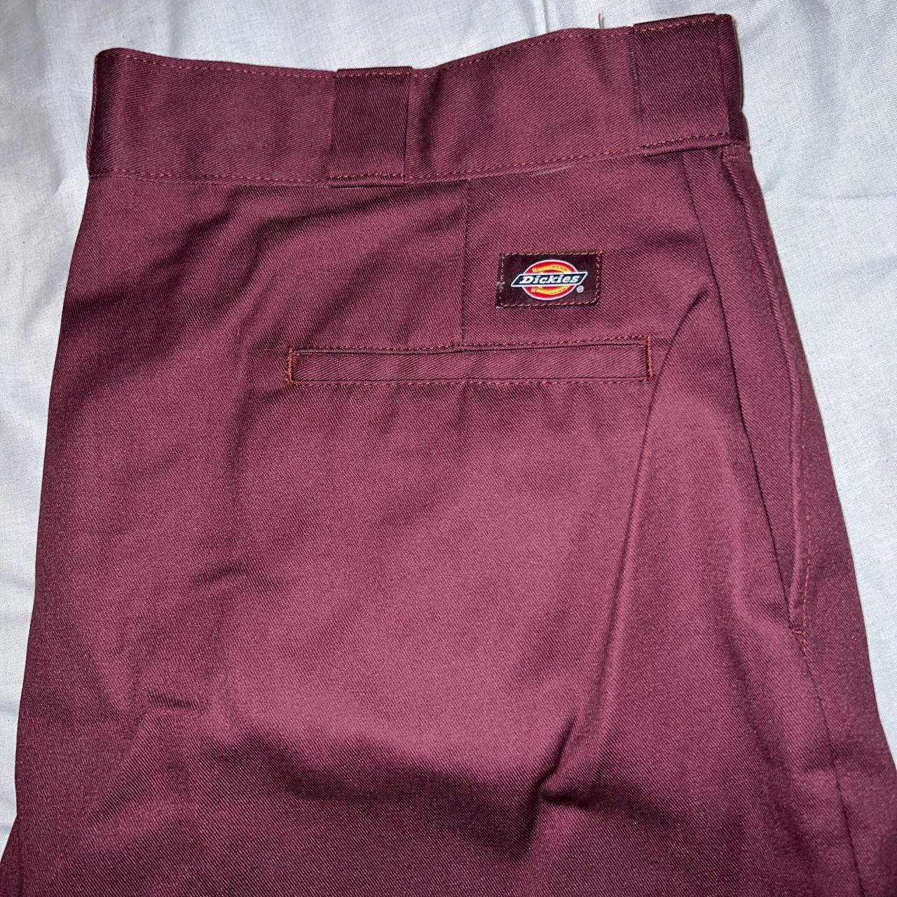 brand new burgundy dickies xxl i just can’t return... - Depop