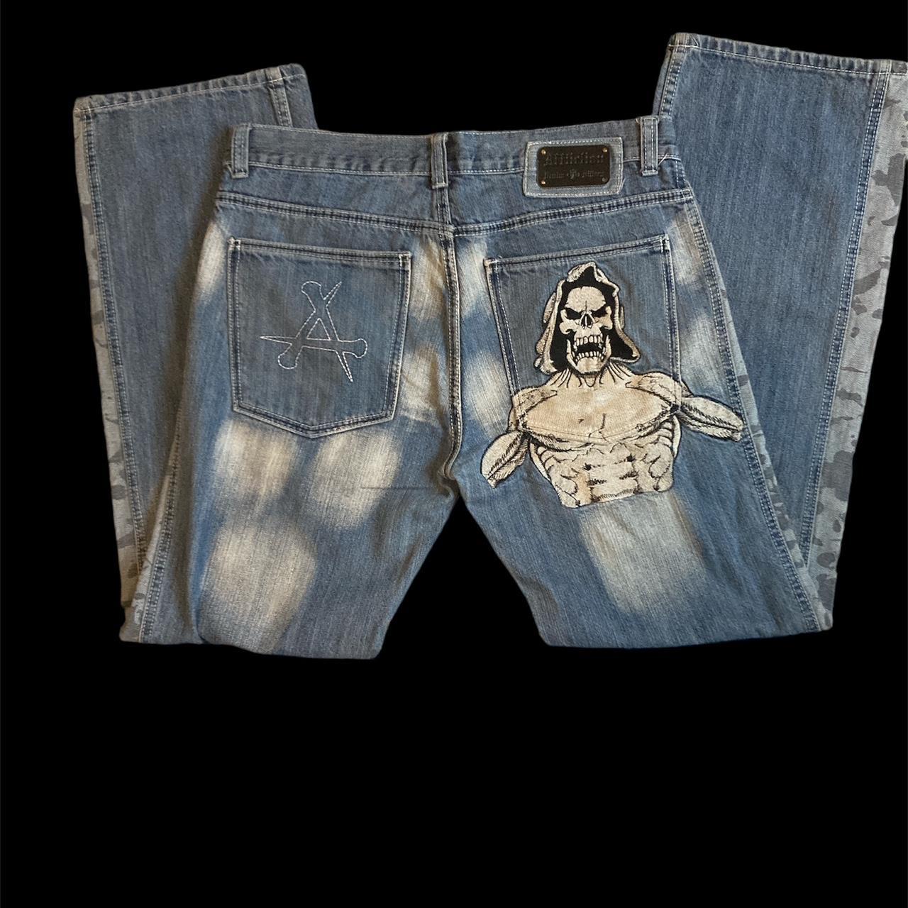 Affliction reaper jeans These jawns Pwetty fire Only... - Depop