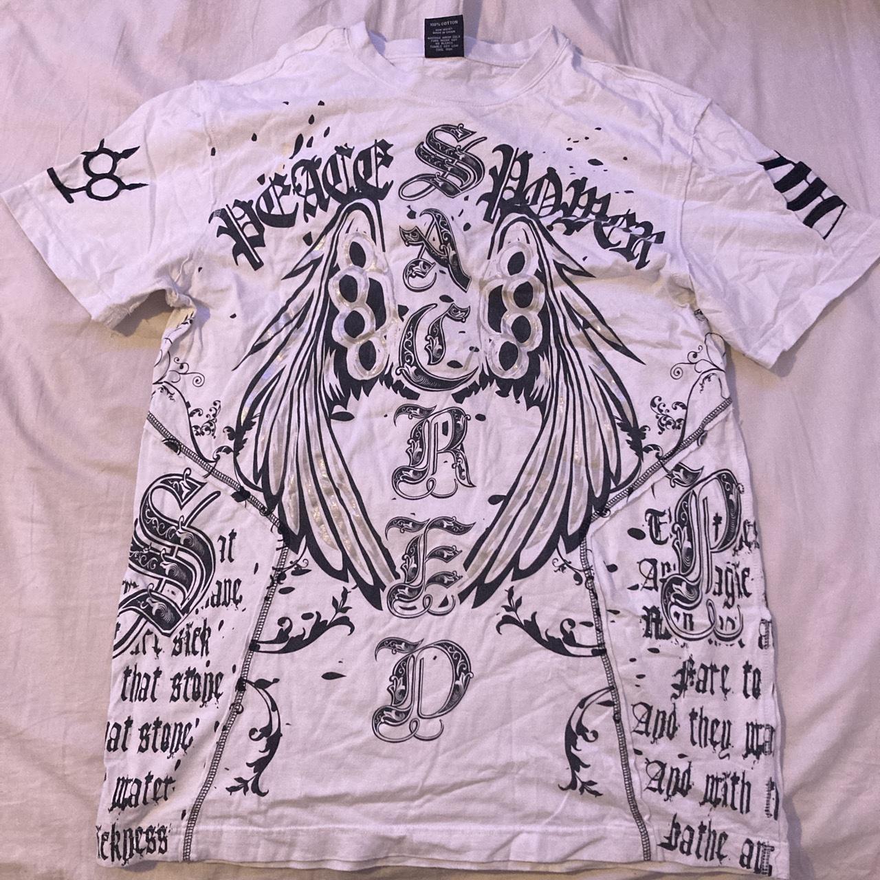 Raw blue y2k emo shirt Tagged size: men’s xl Cool... | Depop