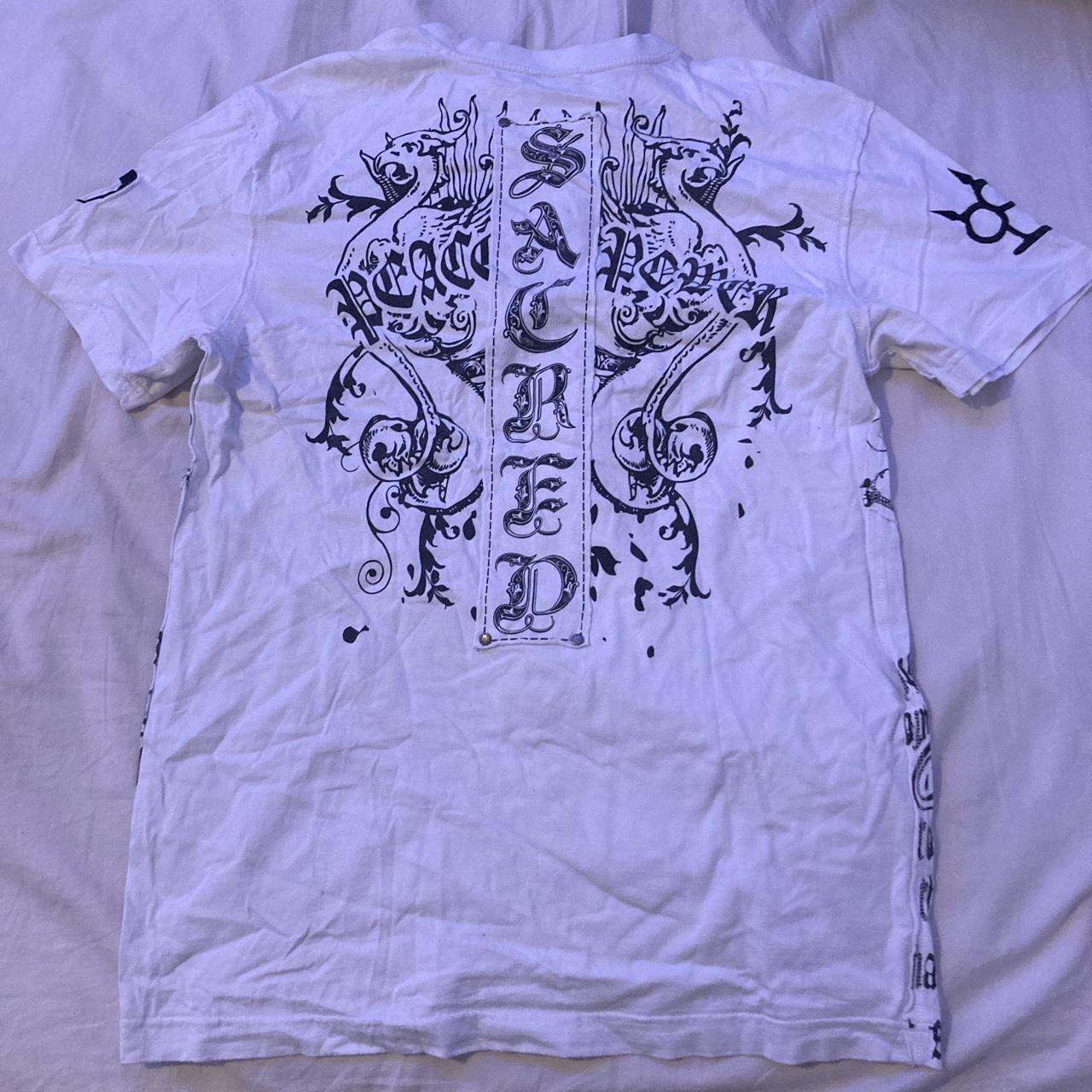 Raw blue y2k emo shirt Tagged size: men’s xl Cool... | Depop