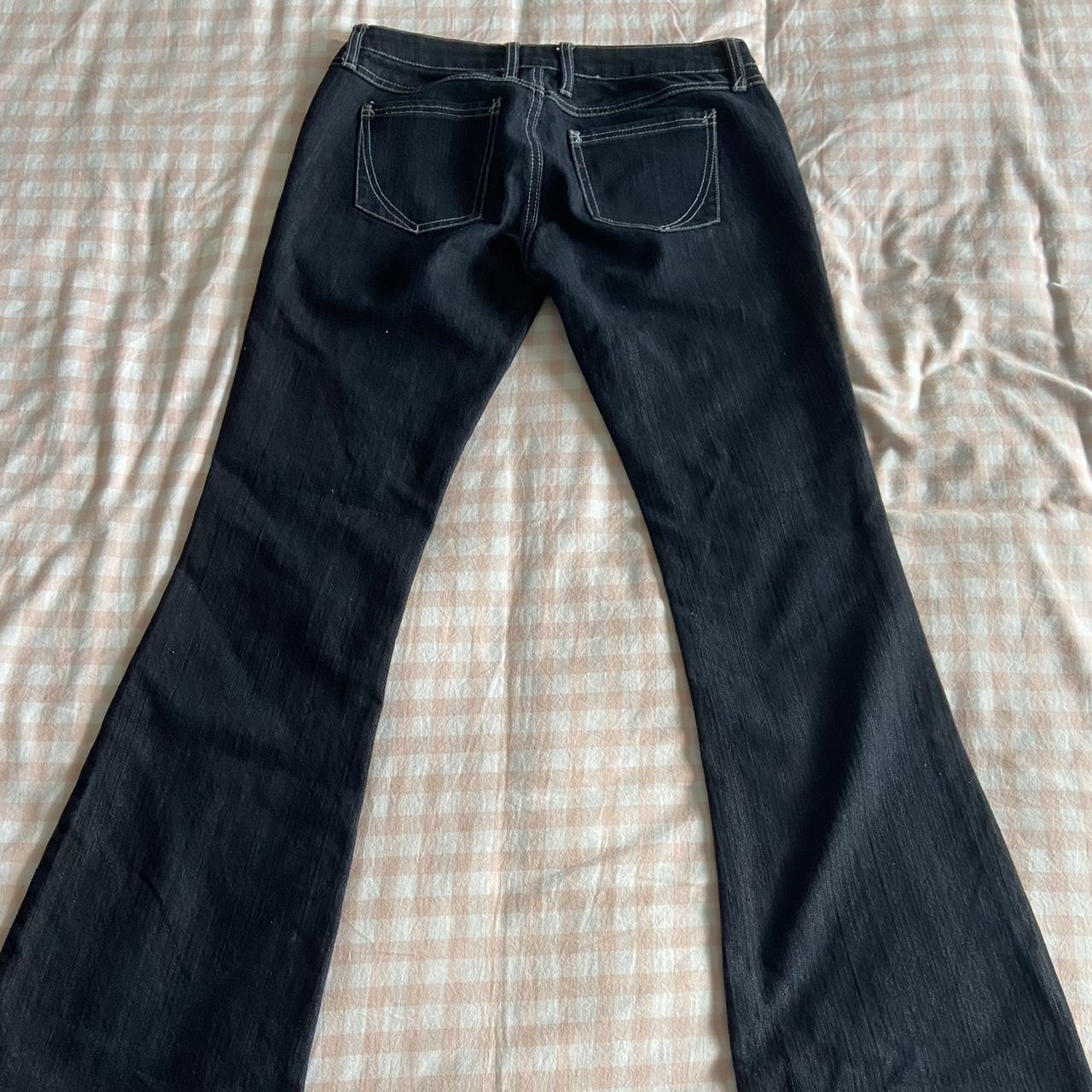 Old label glassons jeans - low rise and flare -... - Depop