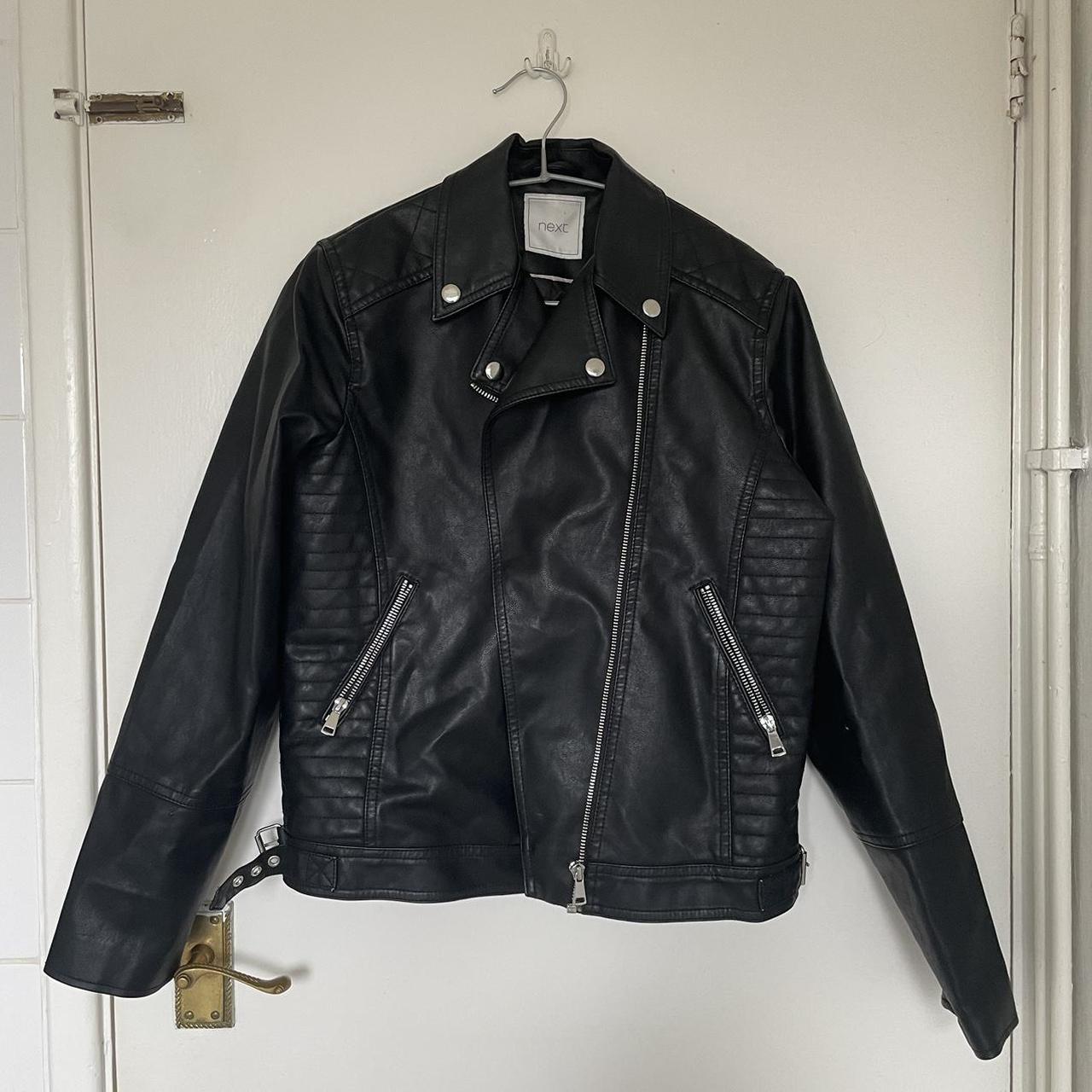 ️ Next leather jacket ️ Size S/M ️ Perfect... - Depop