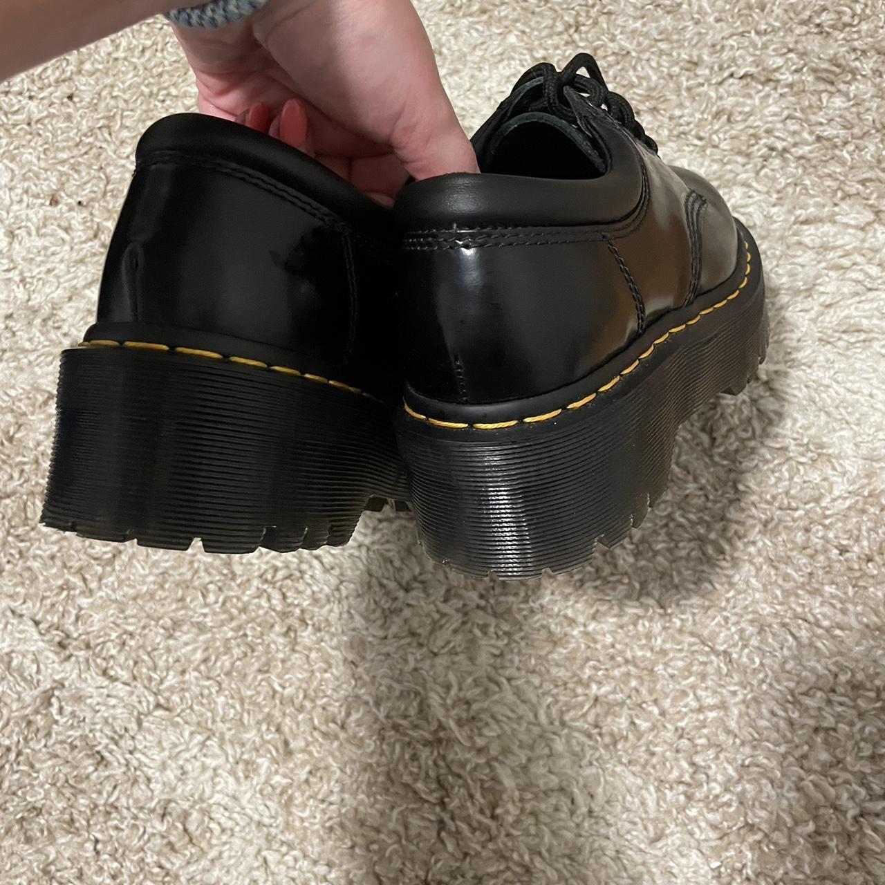 platform doc marten loafers size 7 women’s no flaws... - Depop