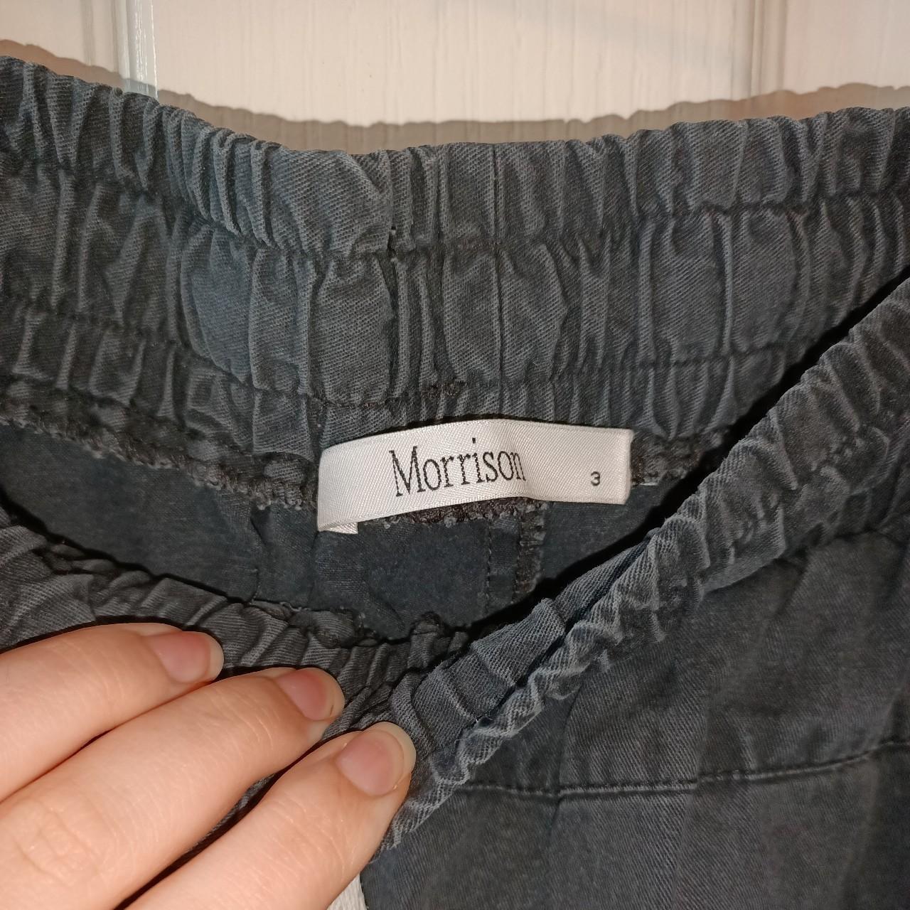 Black Morrison pants, 100% cotton Labelled size... - Depop