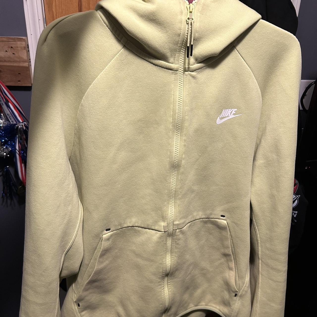 Lime green Nike tech Great... - Depop