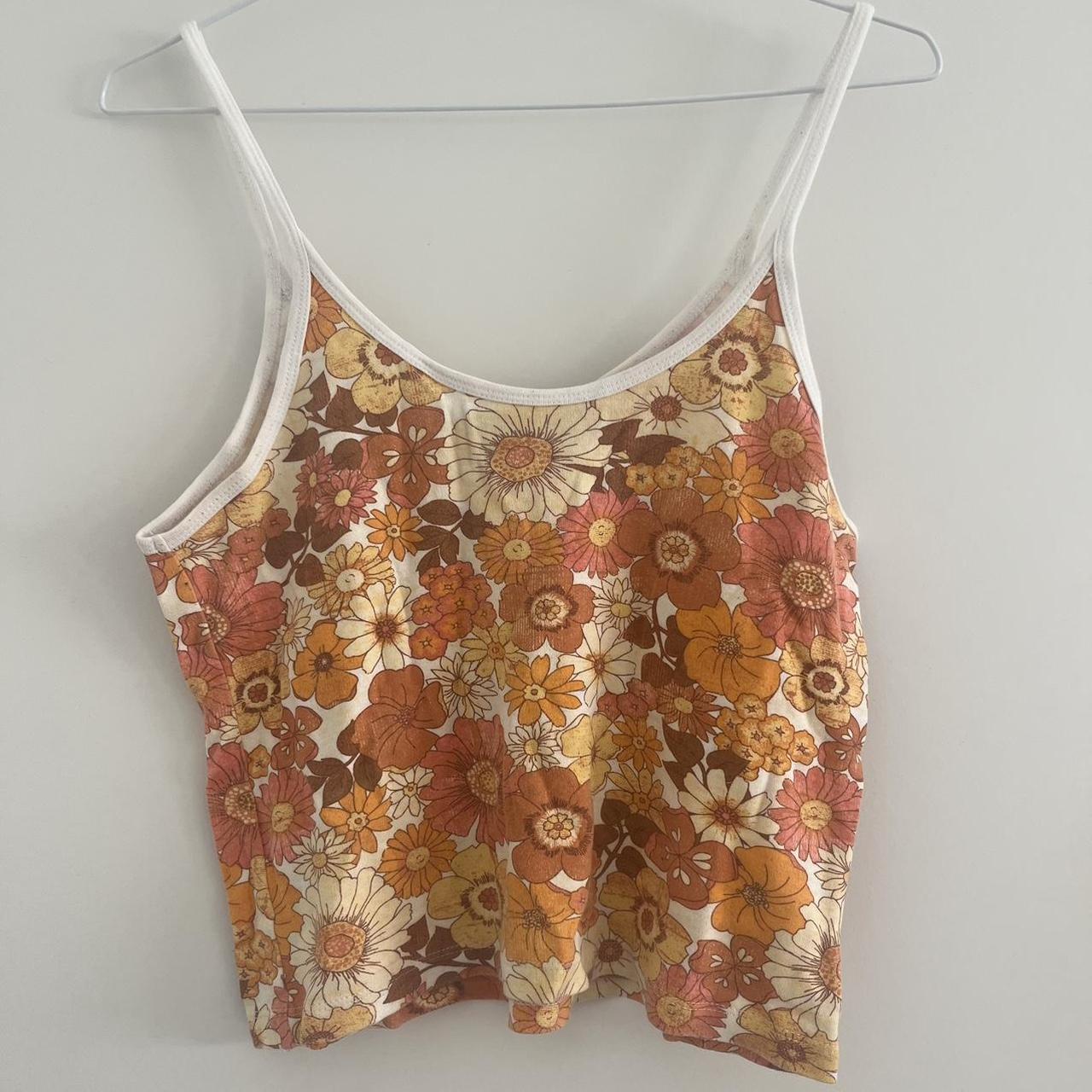 80s print Ghanda tank top. - super cute vintage... - Depop