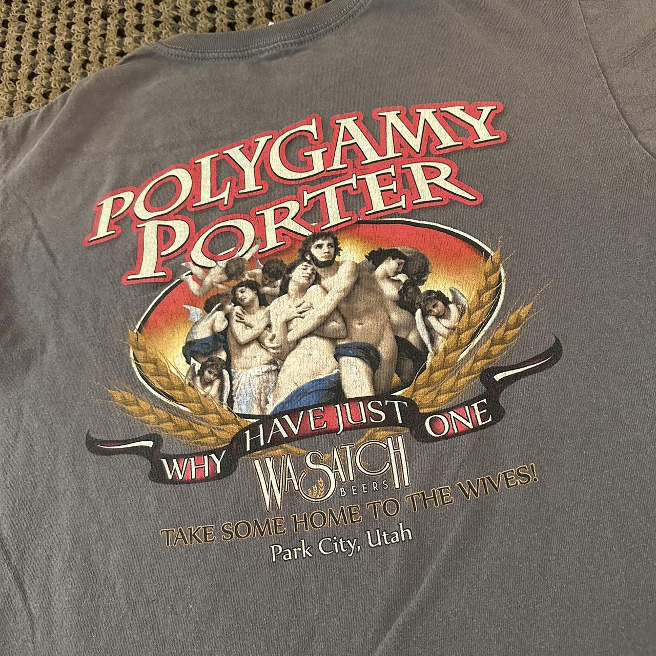 00s I’ve tried polygamy porter wasatch beers grey t... - Depop