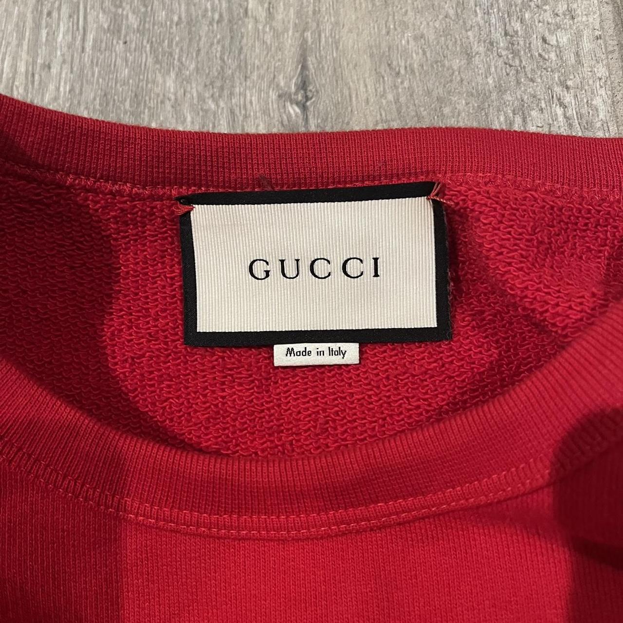 Red Gucci Tiger Sweater (L) Only selling because it... - Depop