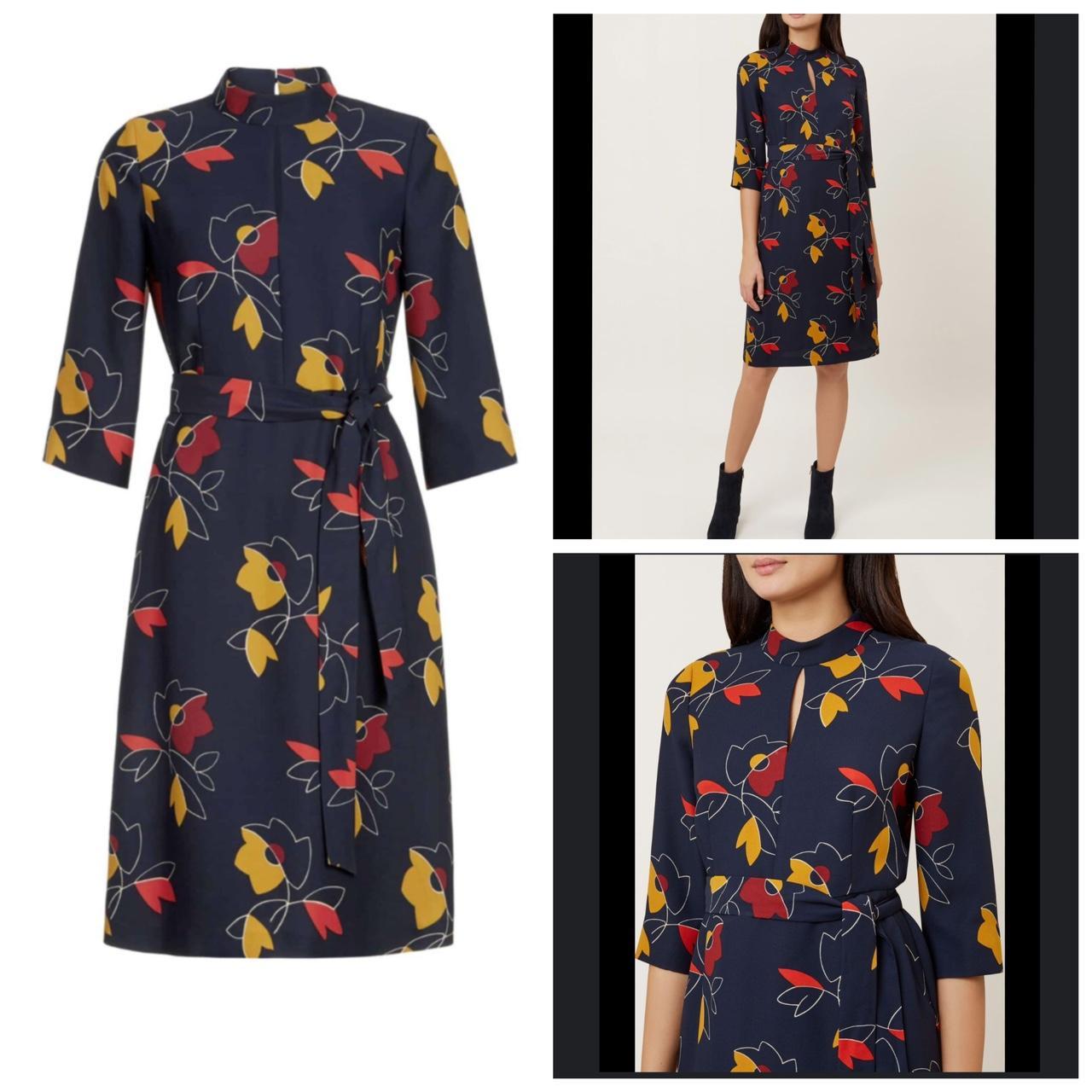 HOBBS LONDON LYLA DRESS. Size 2, in great condition.... - Depop