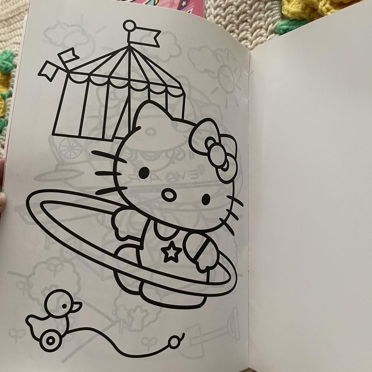 Lot of 5 Hello Kitty Coloring Books With... - Depop