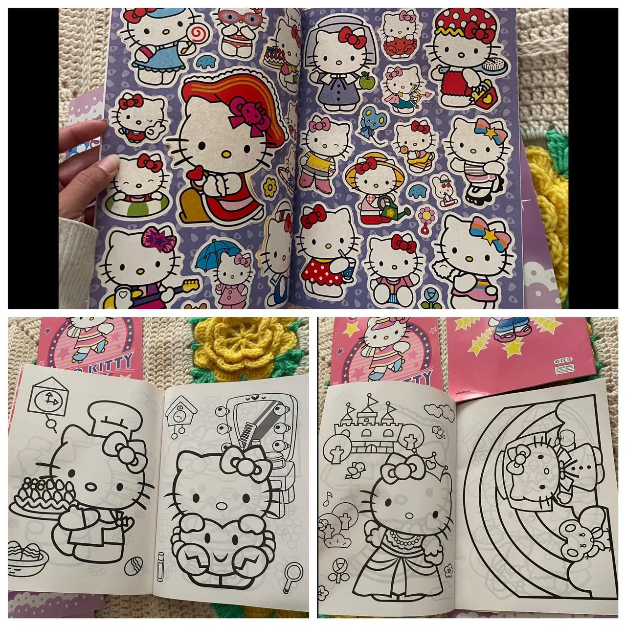 Lot of 5 Hello Kitty Coloring Books With... - Depop