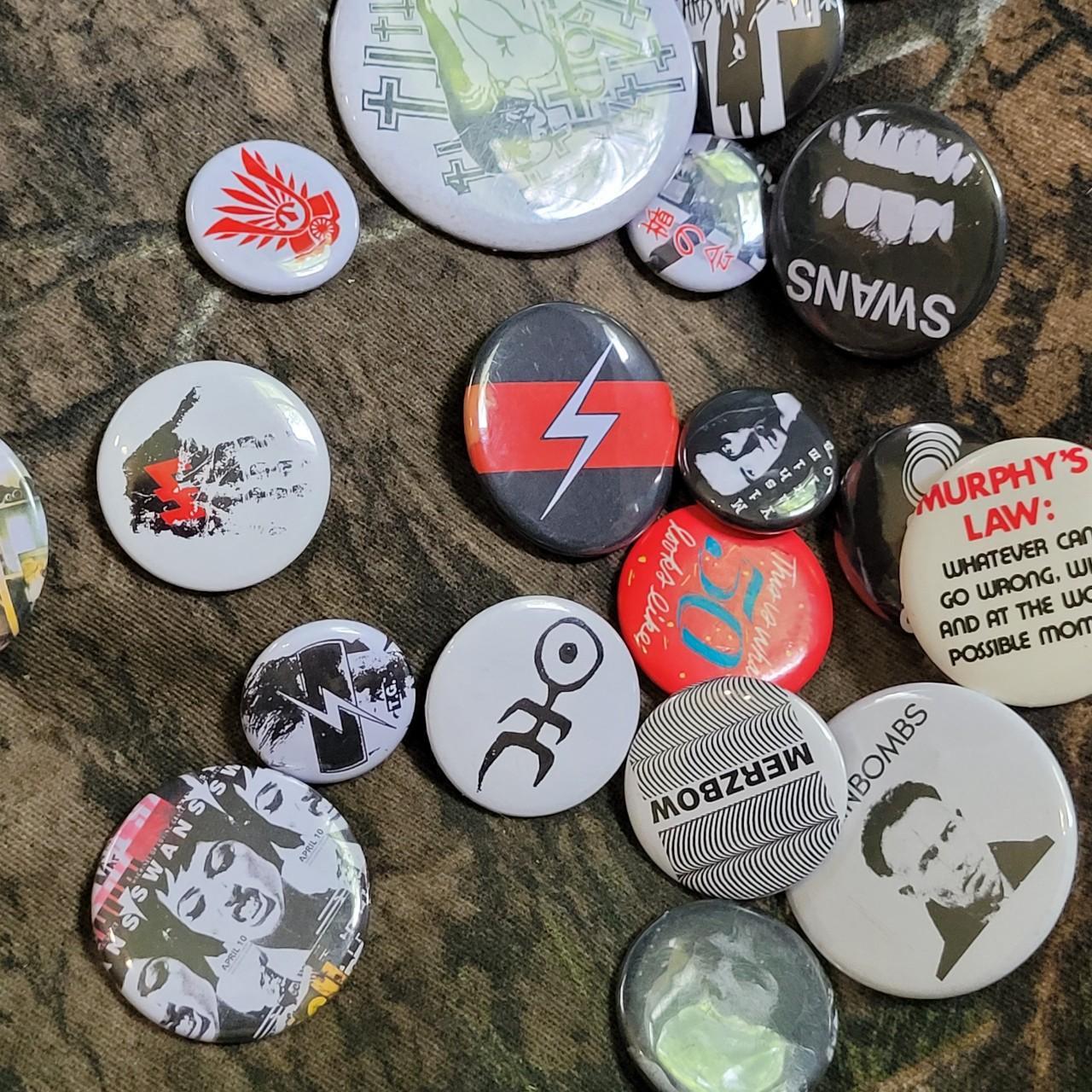 PINS PART TWO... (goth, industrial, post punk,... - Depop