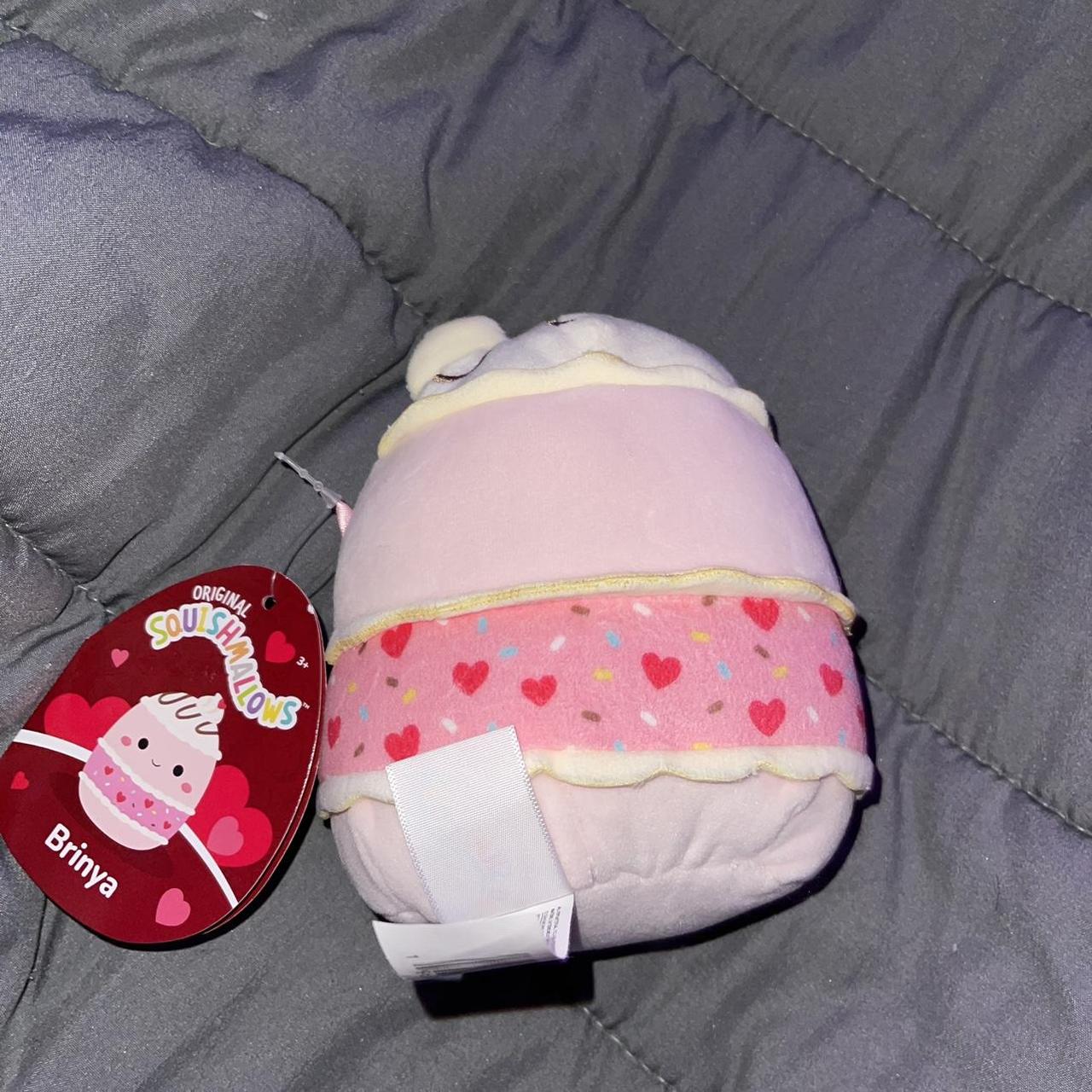 brinya cake squishmallow, tiny, part of valentine’s... - Depop