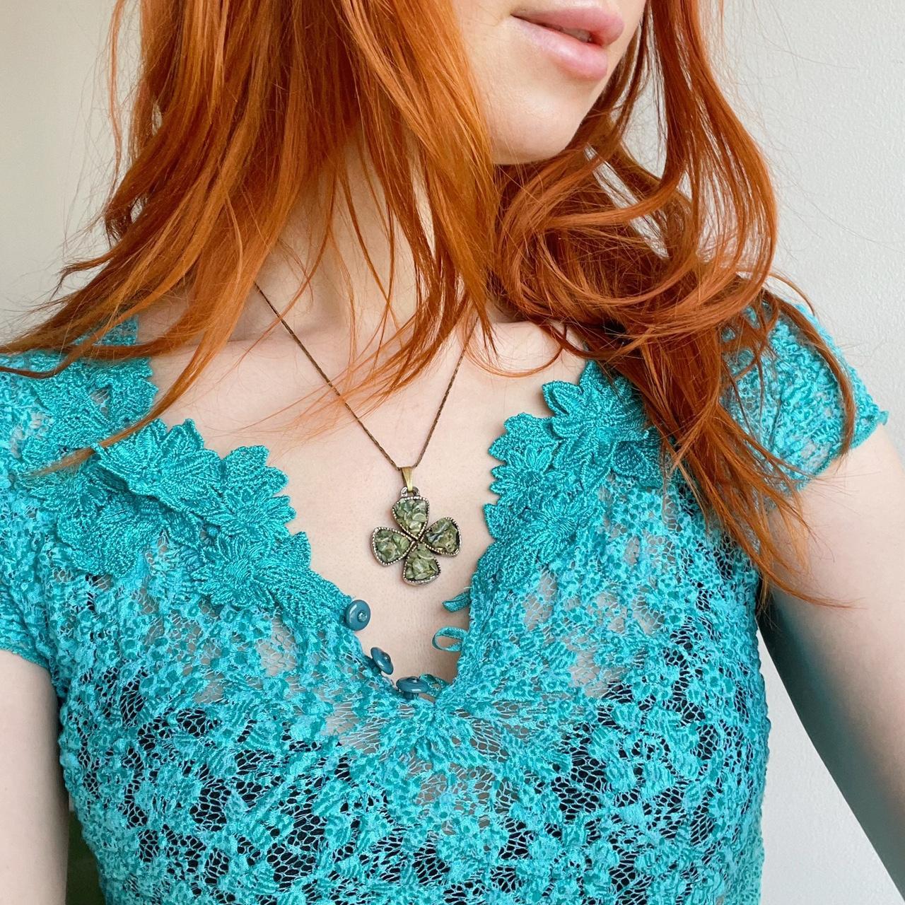 Prettiest vintage fairy top 🧚🏻‍♀️🧚🏻‍♀️🧚🏻‍♀️ In a sheer floral... | Depop