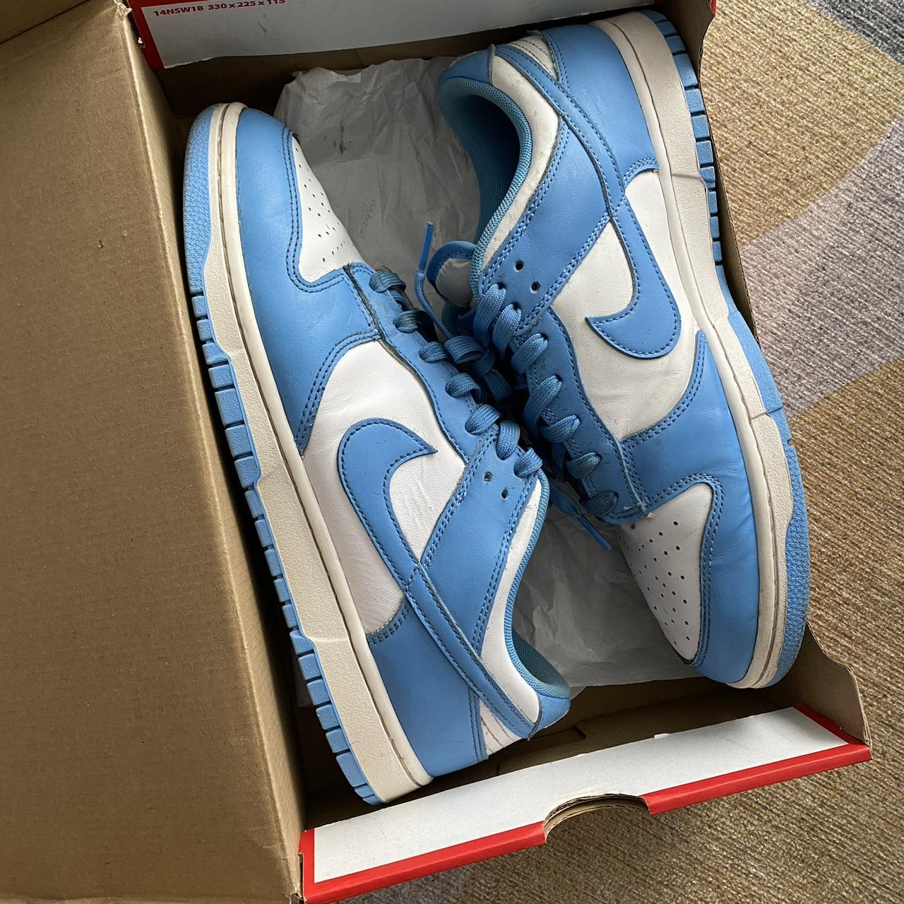 University blue dunks UK 10 - can fit 11 // £150 -... - Depop