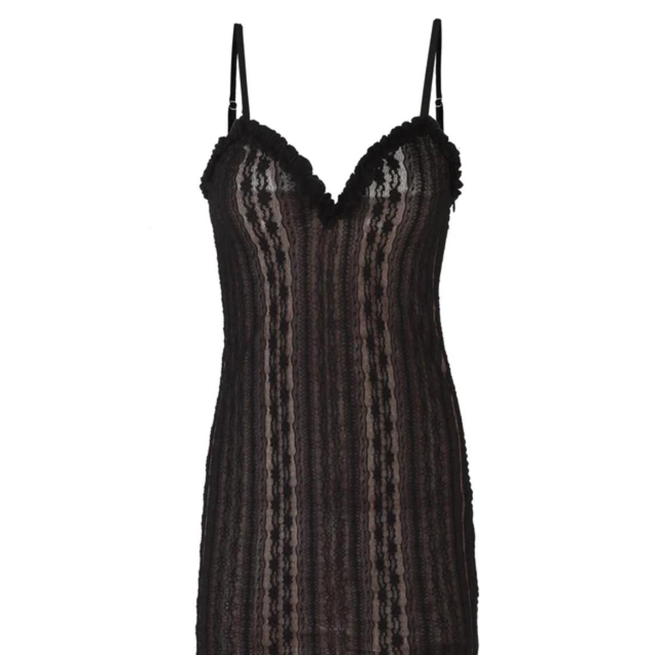 Sophia black lace dress from tiger mist without the... - Depop