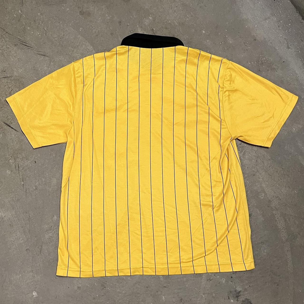 Vintage Score Soccer Referee Yellow Jersey Size... - Depop