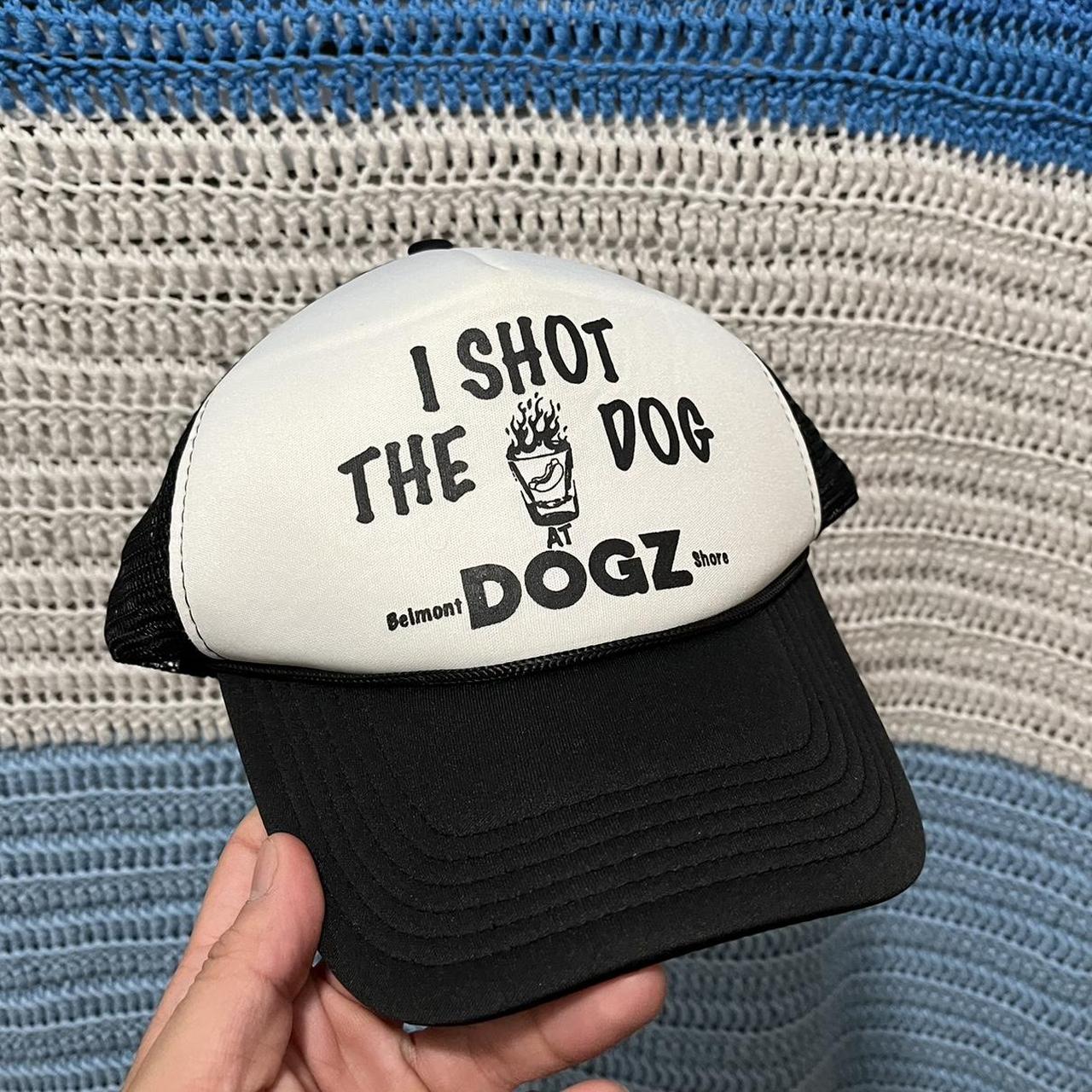 I Shot the Dog Belmont Shore Black and White Vintage... - Depop