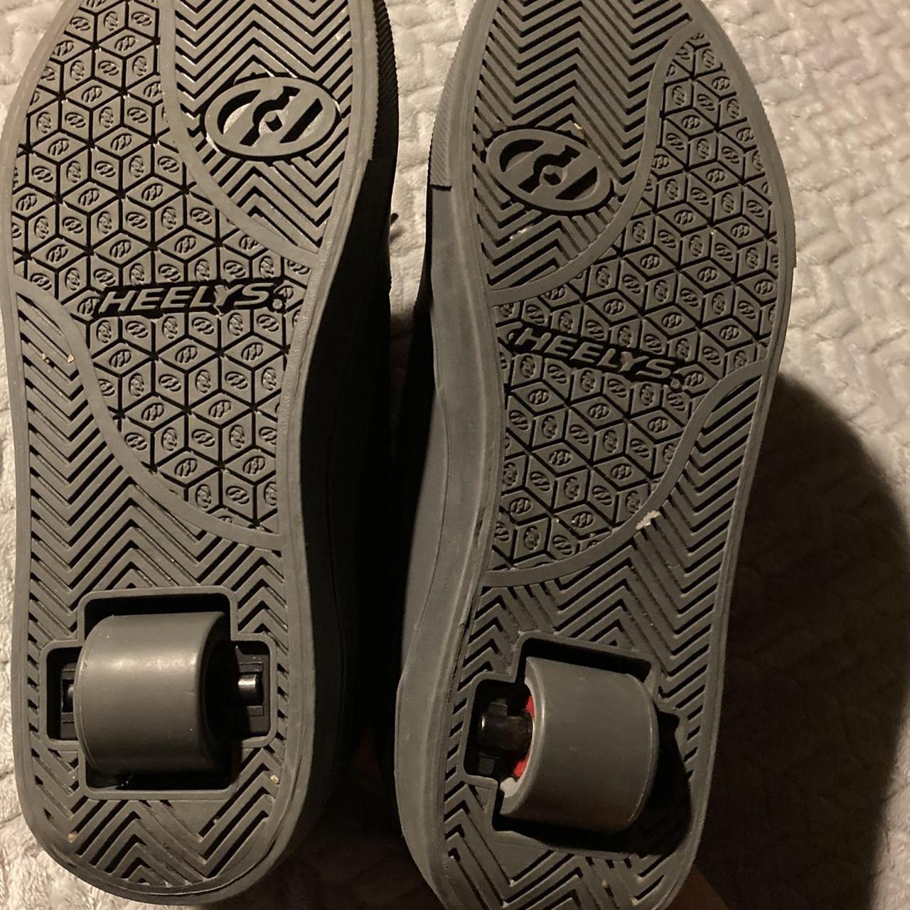 Black and grey heelys Only worn a couple... - Depop
