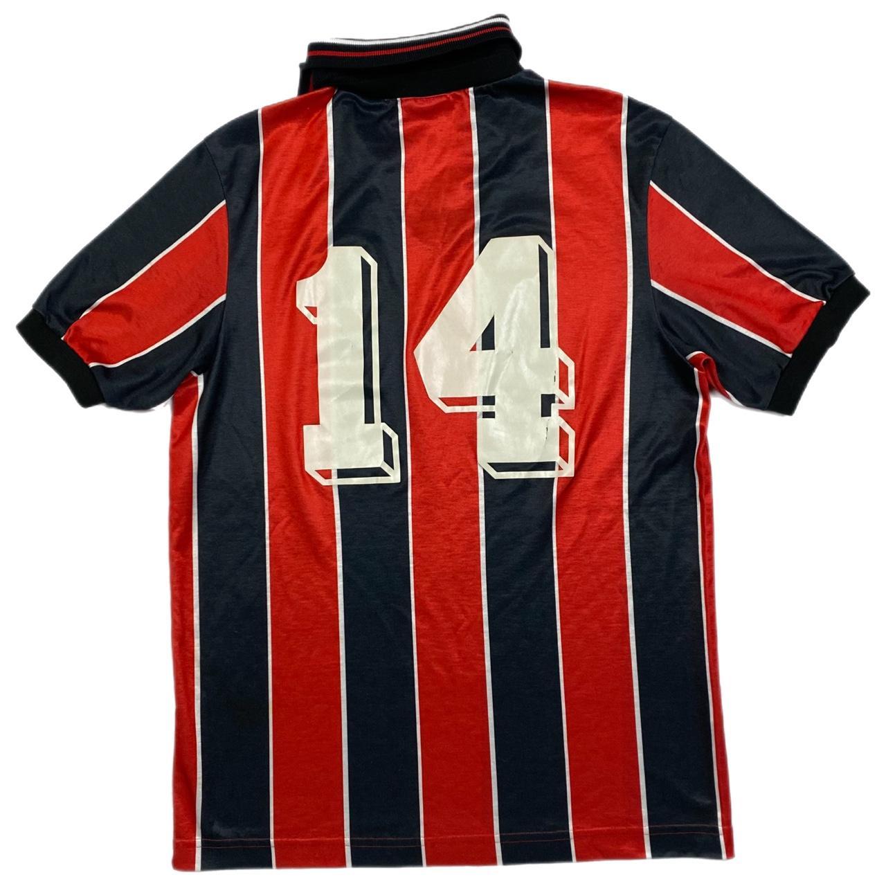 Vintage 80’s Striped Soccer Jersey A beautiful and... - Depop