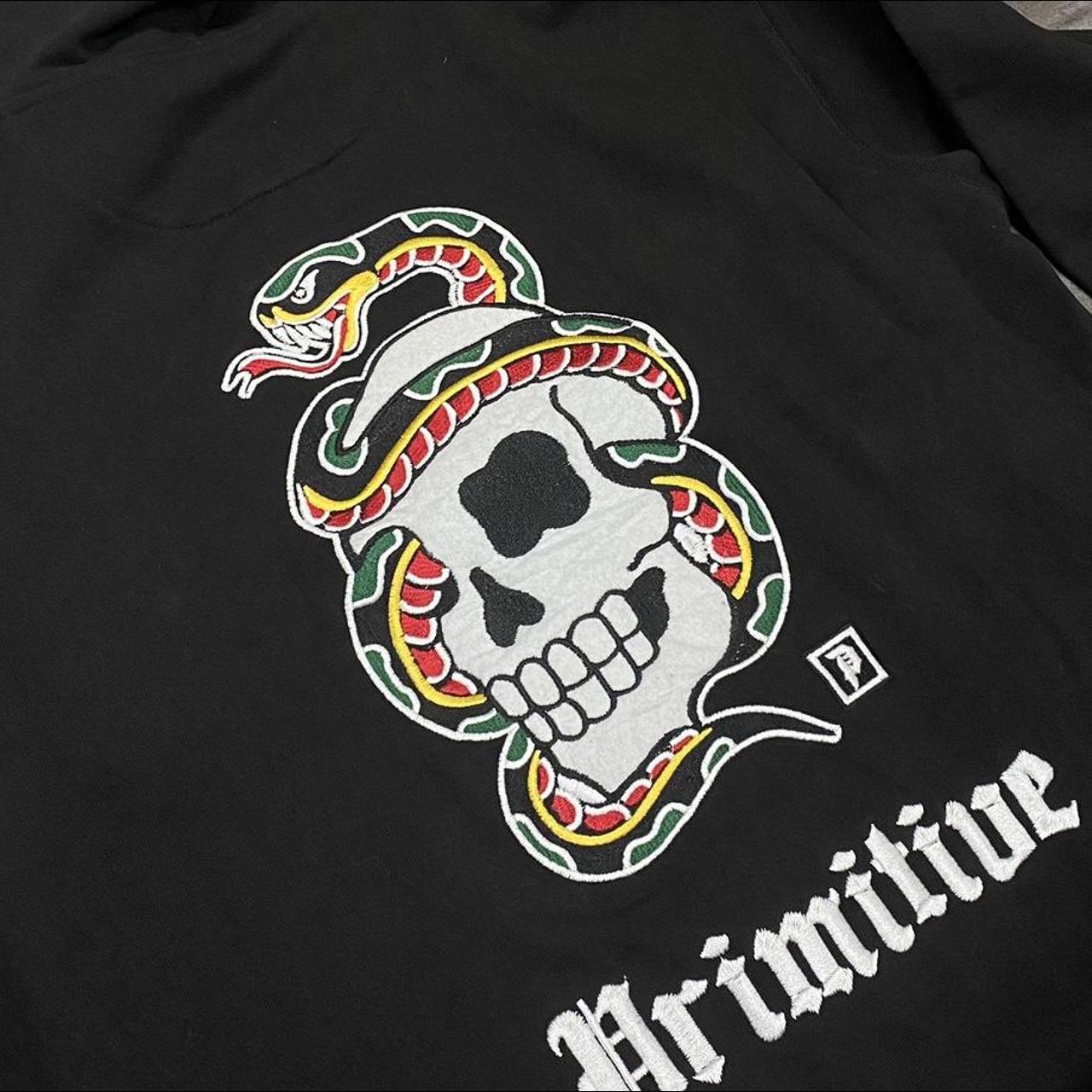 PRIMITIVE STREETS ZIP UP HOOD 🔥🔥🔥 All over patches,... - Depop