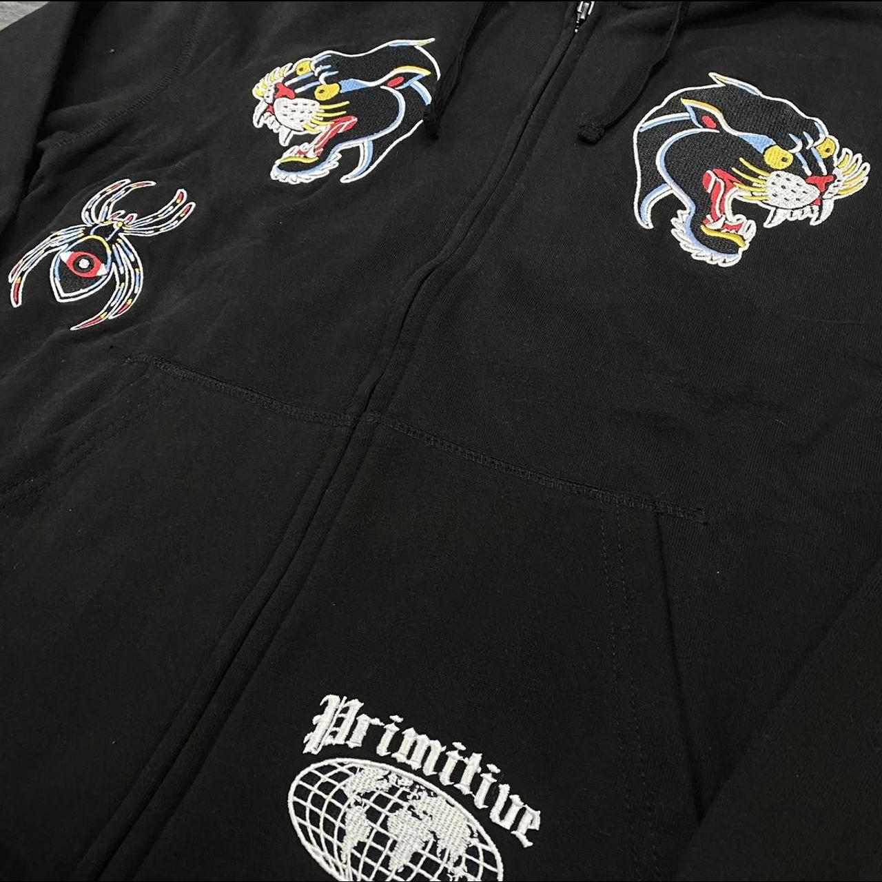 PRIMITIVE STREETS ZIP UP HOOD 🔥🔥🔥 All over patches,... - Depop