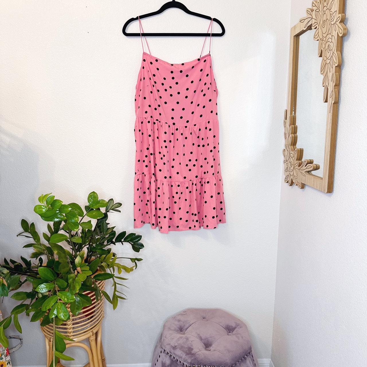 Super cute pink polka dot dress from boohoo. Tags... - Depop