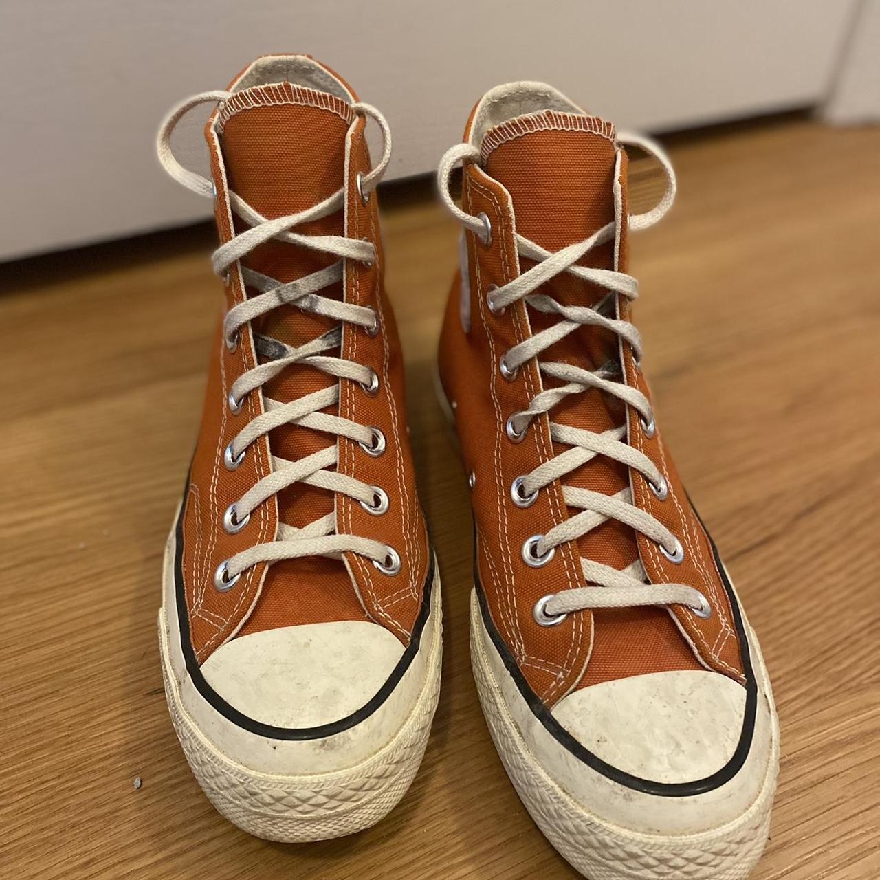 WOMENS BURNT ORANGE CHUCK 70s CONVERSE - in great... - Depop
