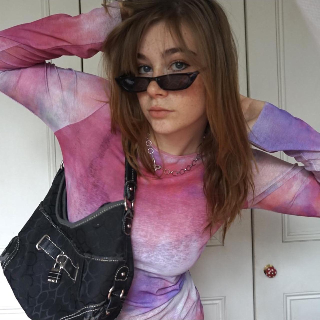 Super cute Designer Zara never worn. Rave psycadelic... - Depop