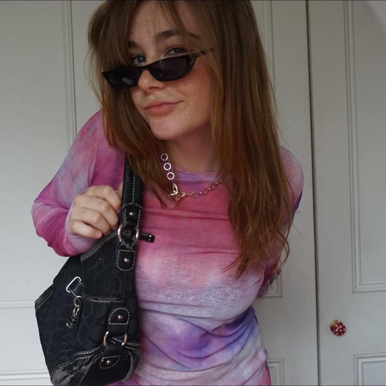 Super cute Designer Zara never worn. Rave psycadelic... - Depop