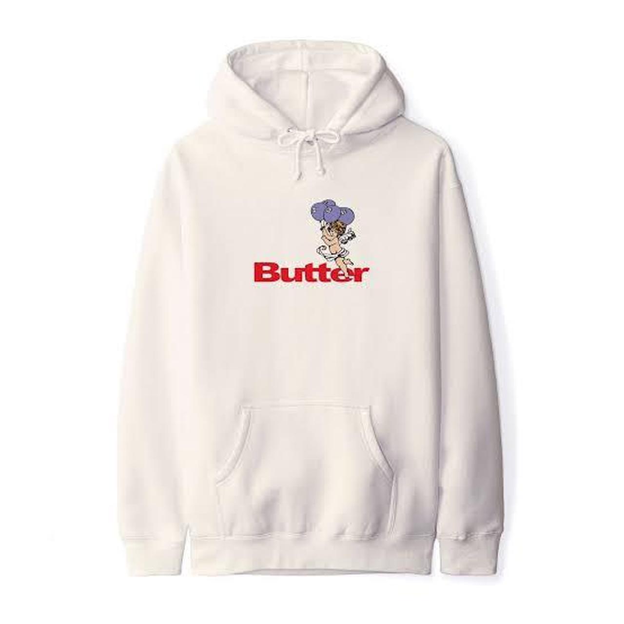 Butter goods hoodie Retail $140 Small stain, not... - Depop