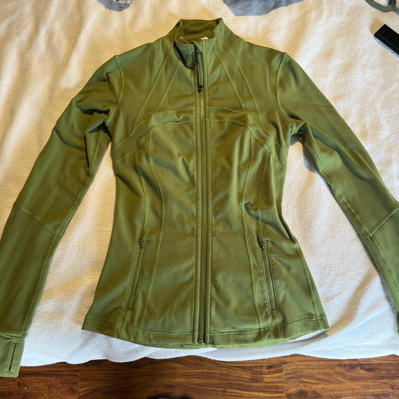 Lululemon green align jacket size 4 good condition... - Depop