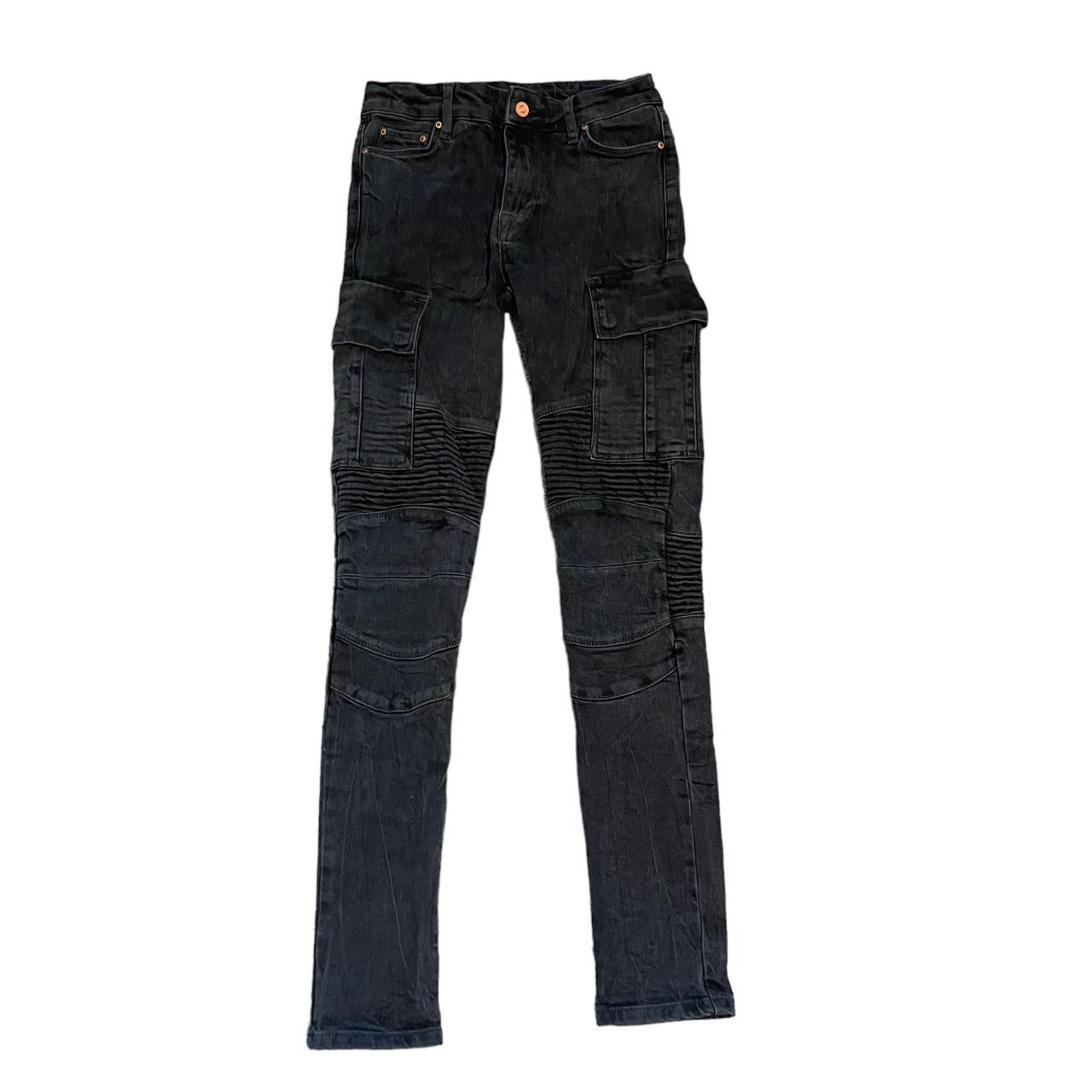 Asos Super Skinny Jean Biker Cargo Asos Washed Depop