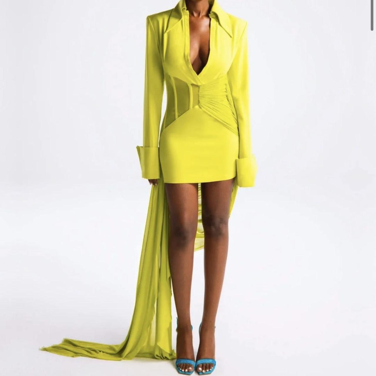 Hanifa Ari Draped Dress // worn once for birthday - Depop