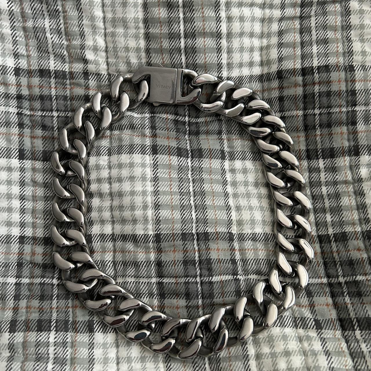 Stainless steel riot chain from Vitalydesign.com |... - Depop