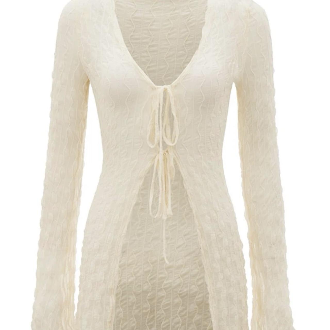 transparent top - Depop