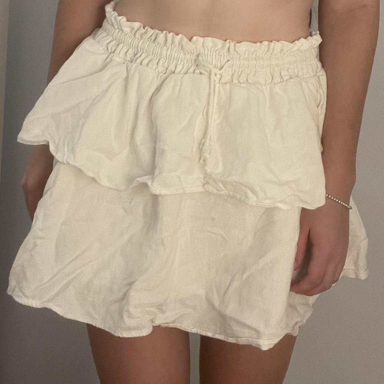Stoney clover lane x Target white ruffle skirt -size... - Depop