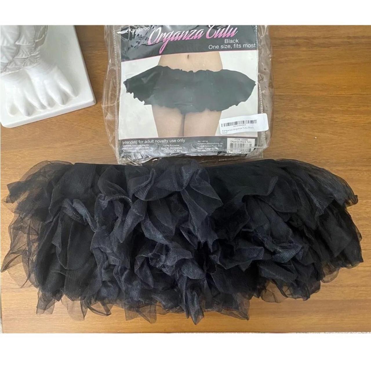 Kangaroo Organza Black Micro Mini Tutu Women’s /... - Depop
