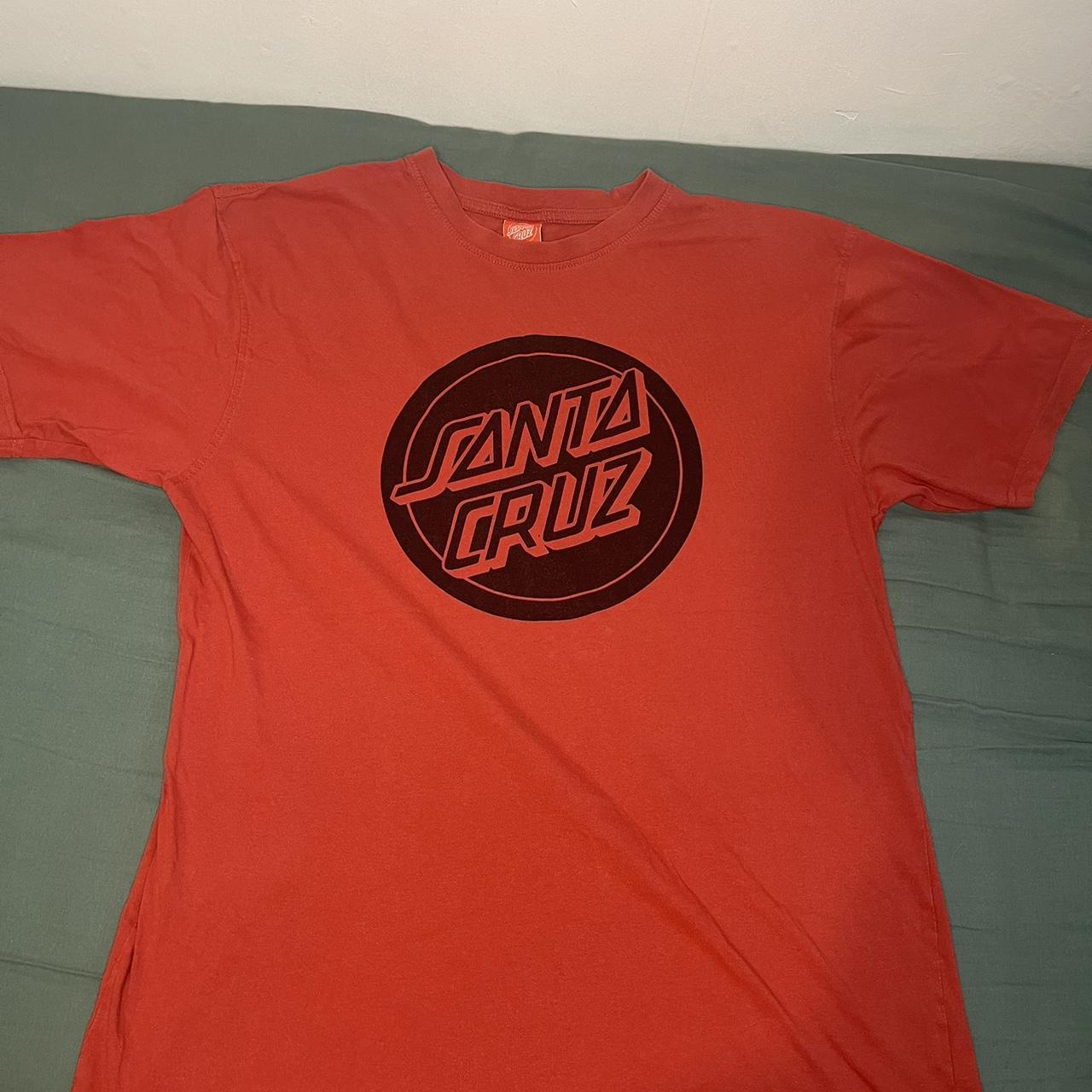Red Santa Cruz graphic t shirt Size men’s large 2... - Depop