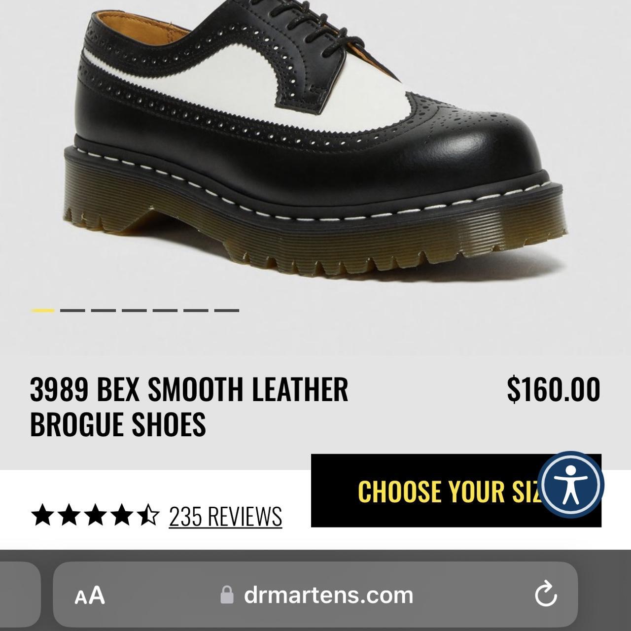 3989 BEX SMOOTH LEATHER BROGUE SHOES ⭐️ Super cute... - Depop