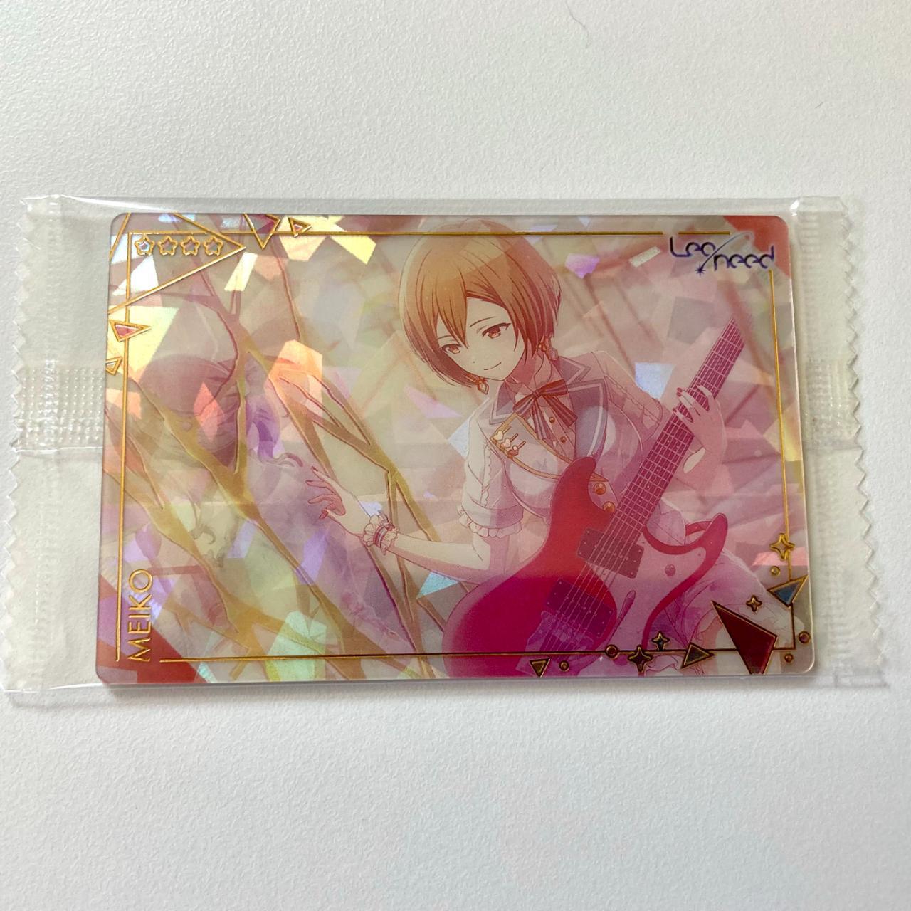 Meiko Project Sekai Wafer Card A holographic 4-star... - Depop