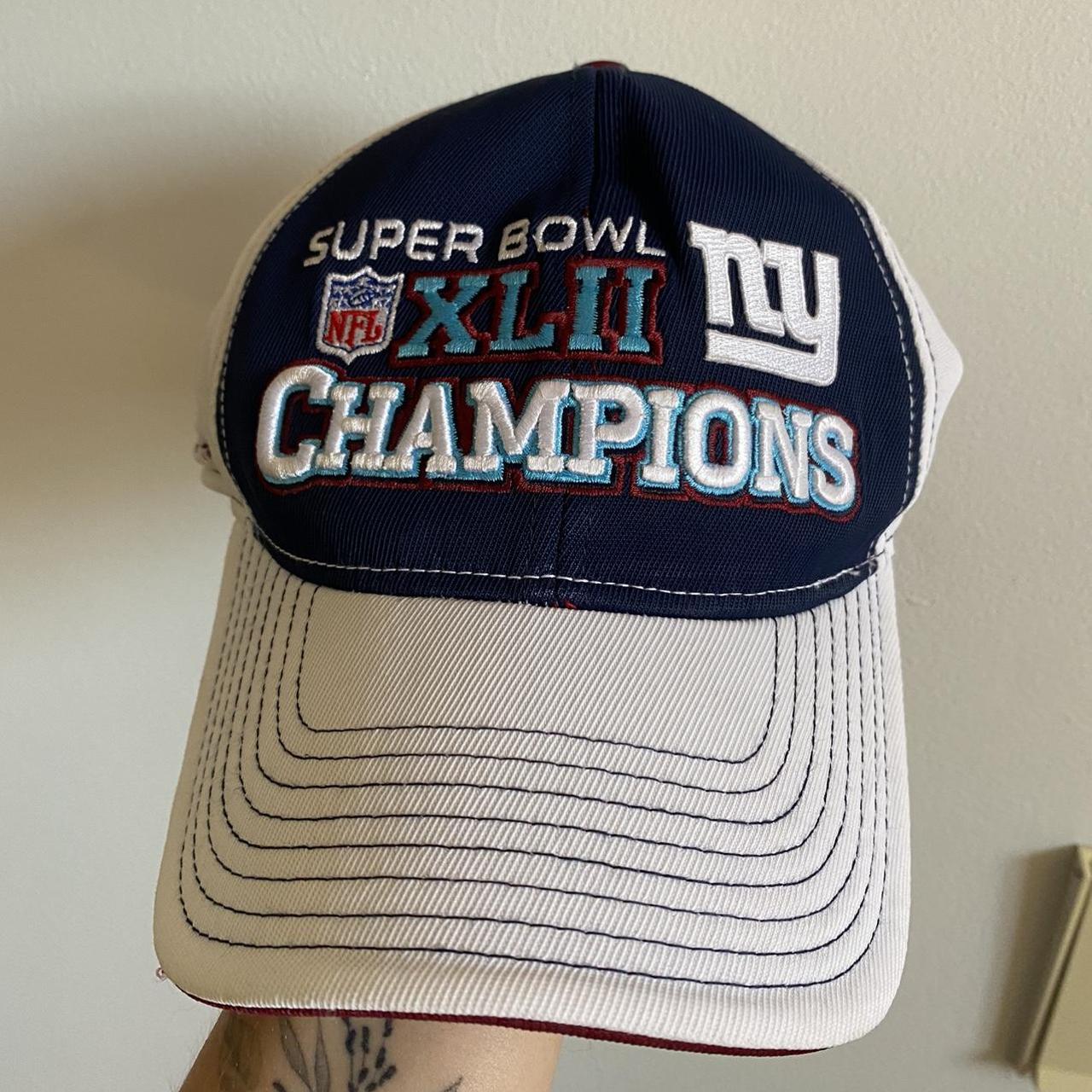 super bowl champions adjustable hat one size fits all - Depop
