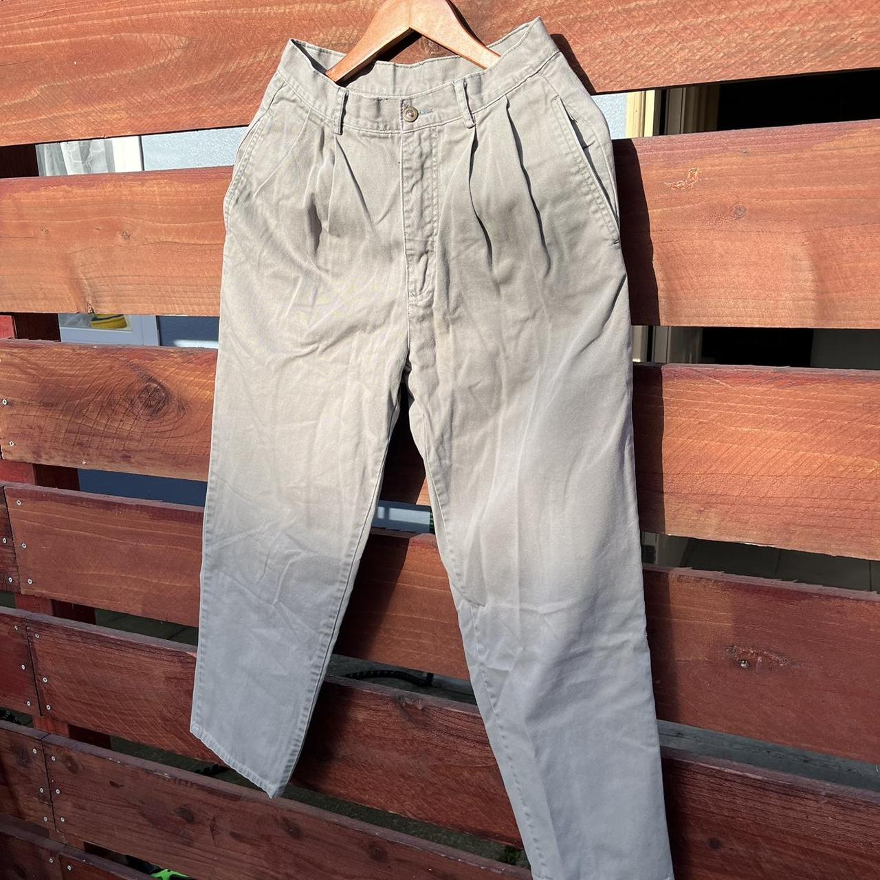 GAP Pleated Khakis Wide leg fit, with roomy thigh... - Depop