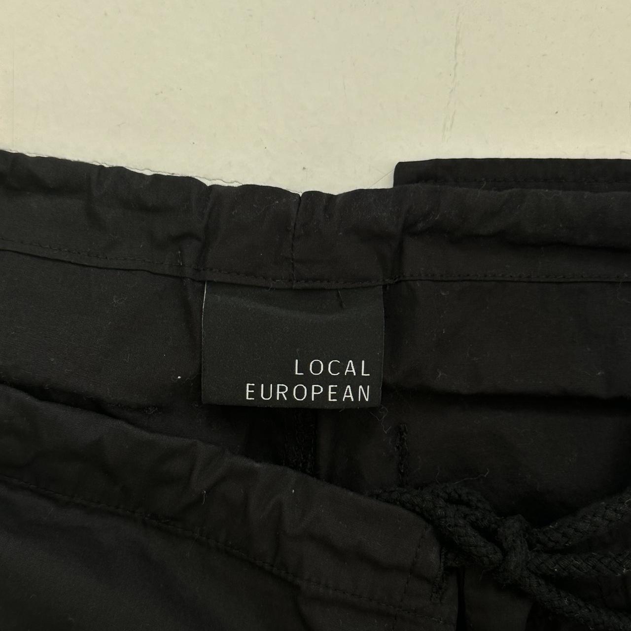 LOCAL EUROPEAN PARACHUTE PANTS WORN ONCE TIE... - Depop