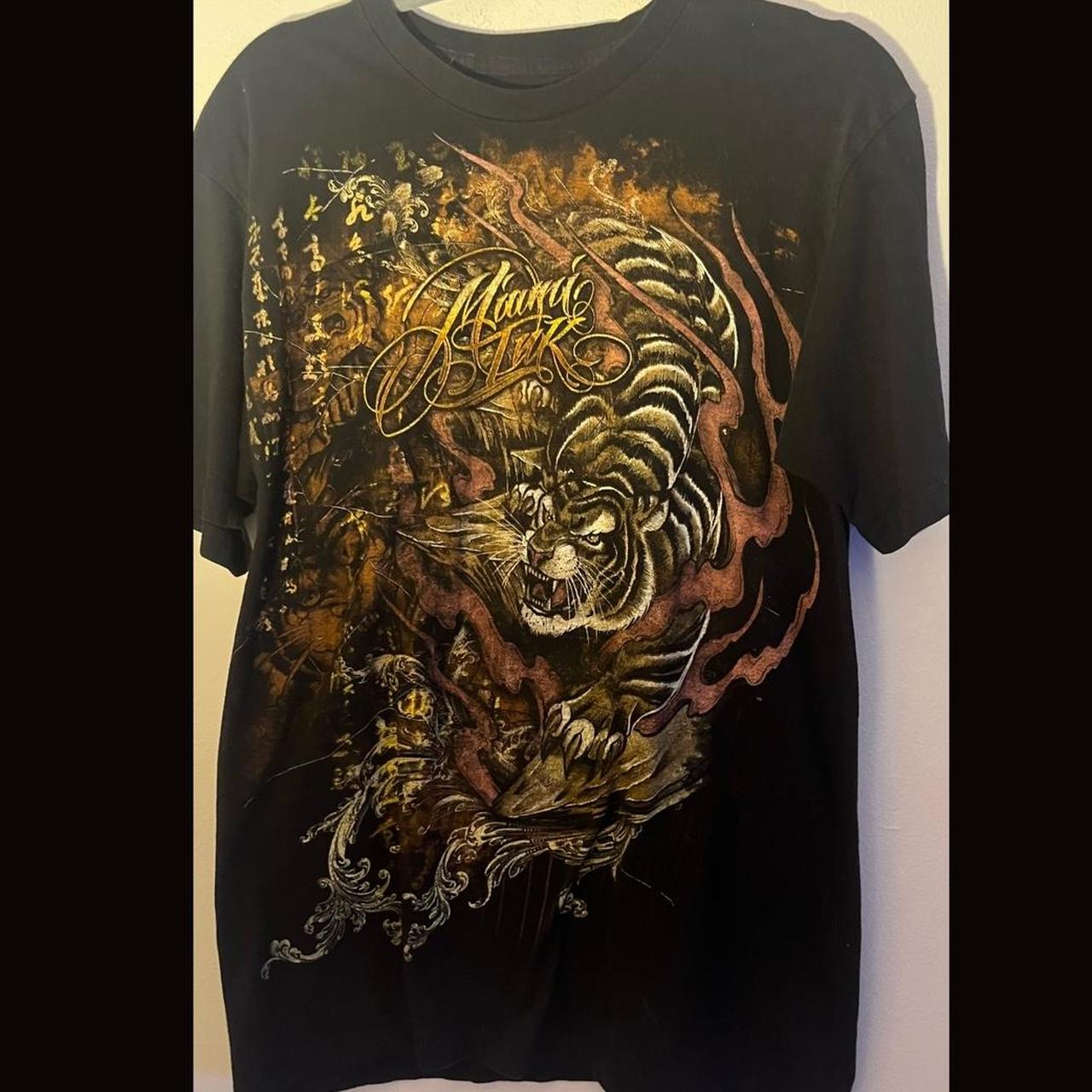2009 Miami Ink Tiger Shirt. Stunning tiger all... - Depop