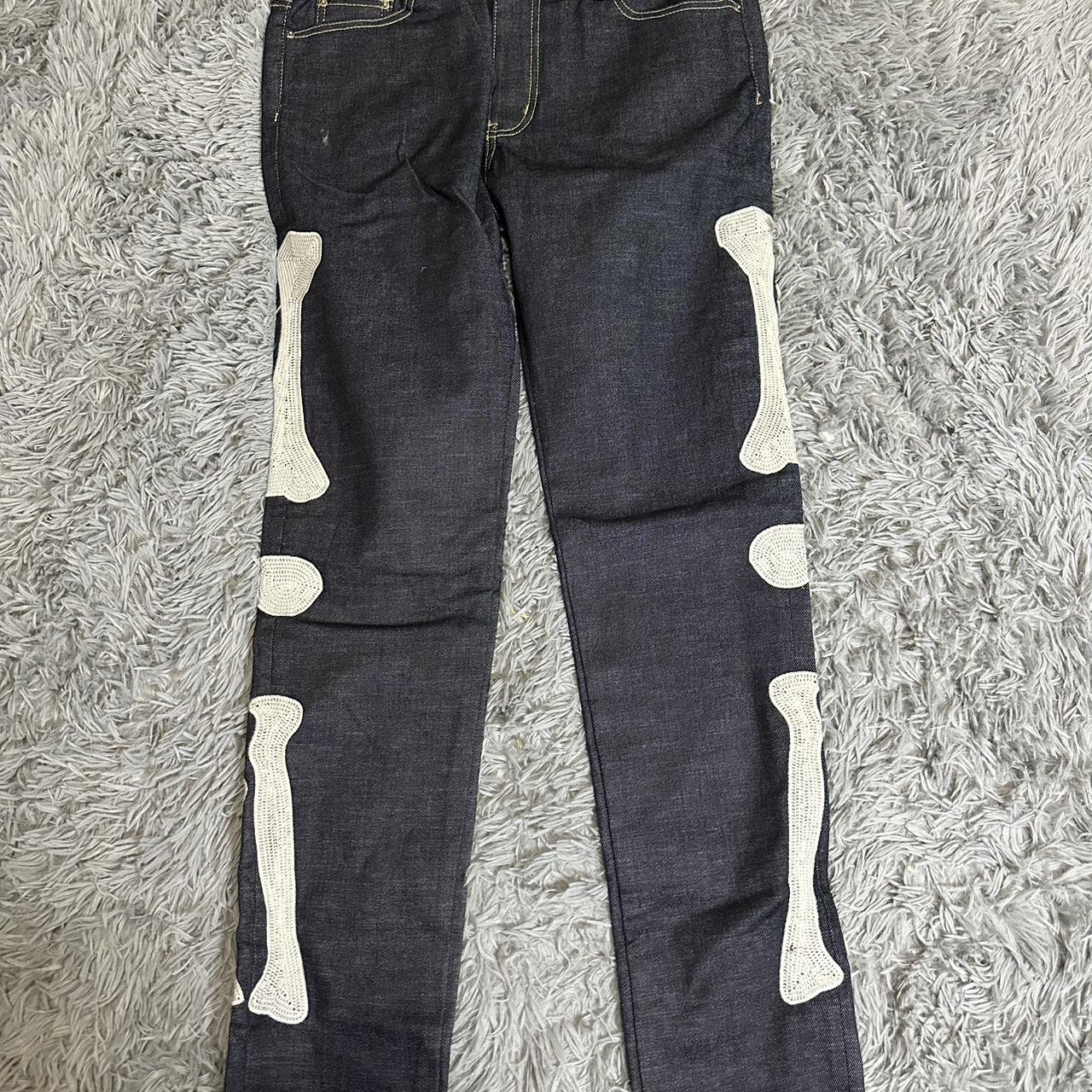 MNML Bone Pants 34 Skinny Fit Never Worn... - Depop
