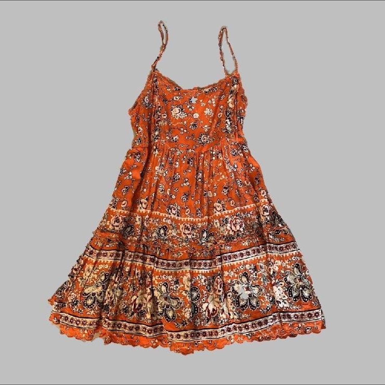 Orange Urban Outfitters Dress🧡🍊 Only Worn Twice By Depop